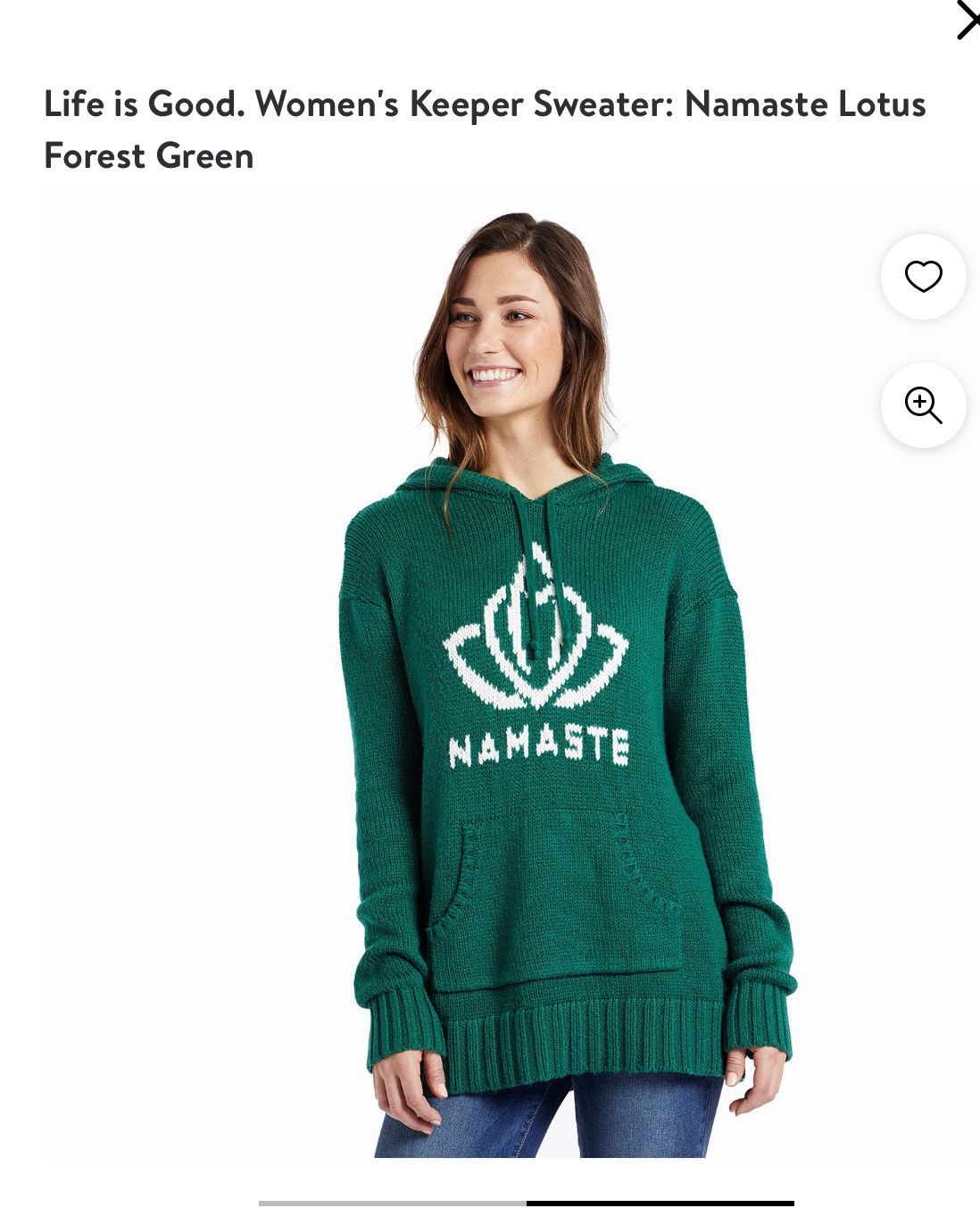 Life is Good Life is Good Namaste Sweater Hoodie S | Grailed