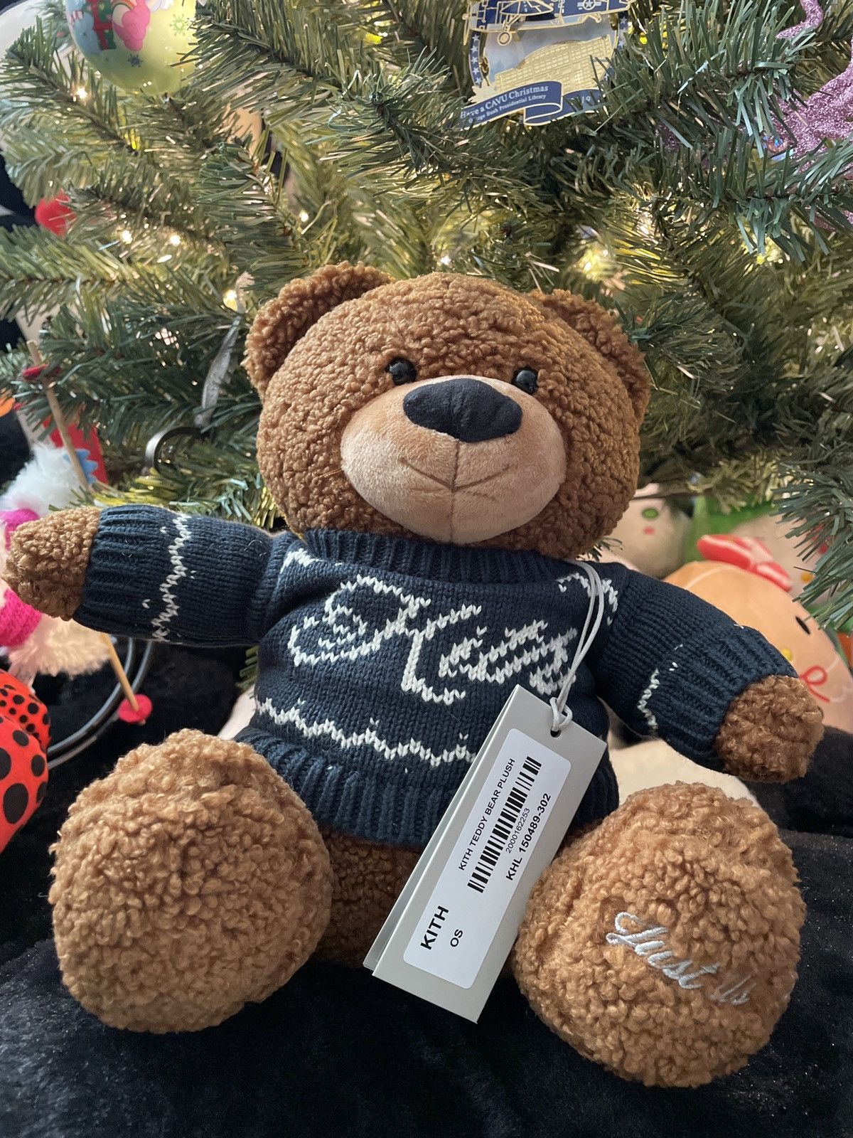 Kith Kithmas teddy bear plush Christmas | Grailed