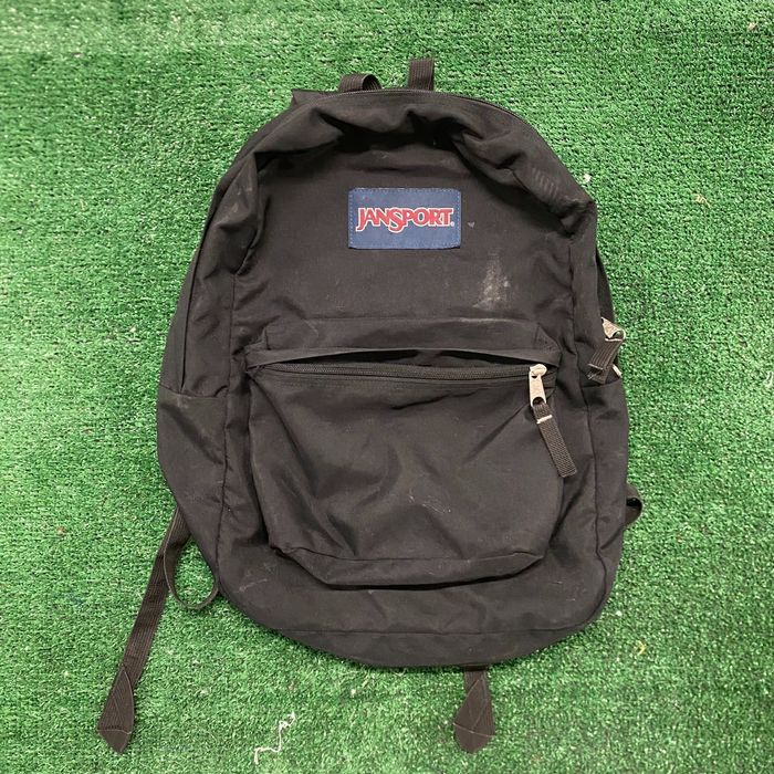 Vintage Jansport Superbreak Essential Basic Faded Black Backpack | Grailed