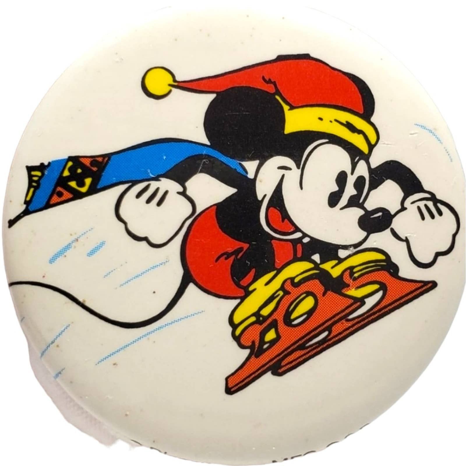 Disney Disney Mickey Mouse VTG Ice Skates Jumping Button | Grailed