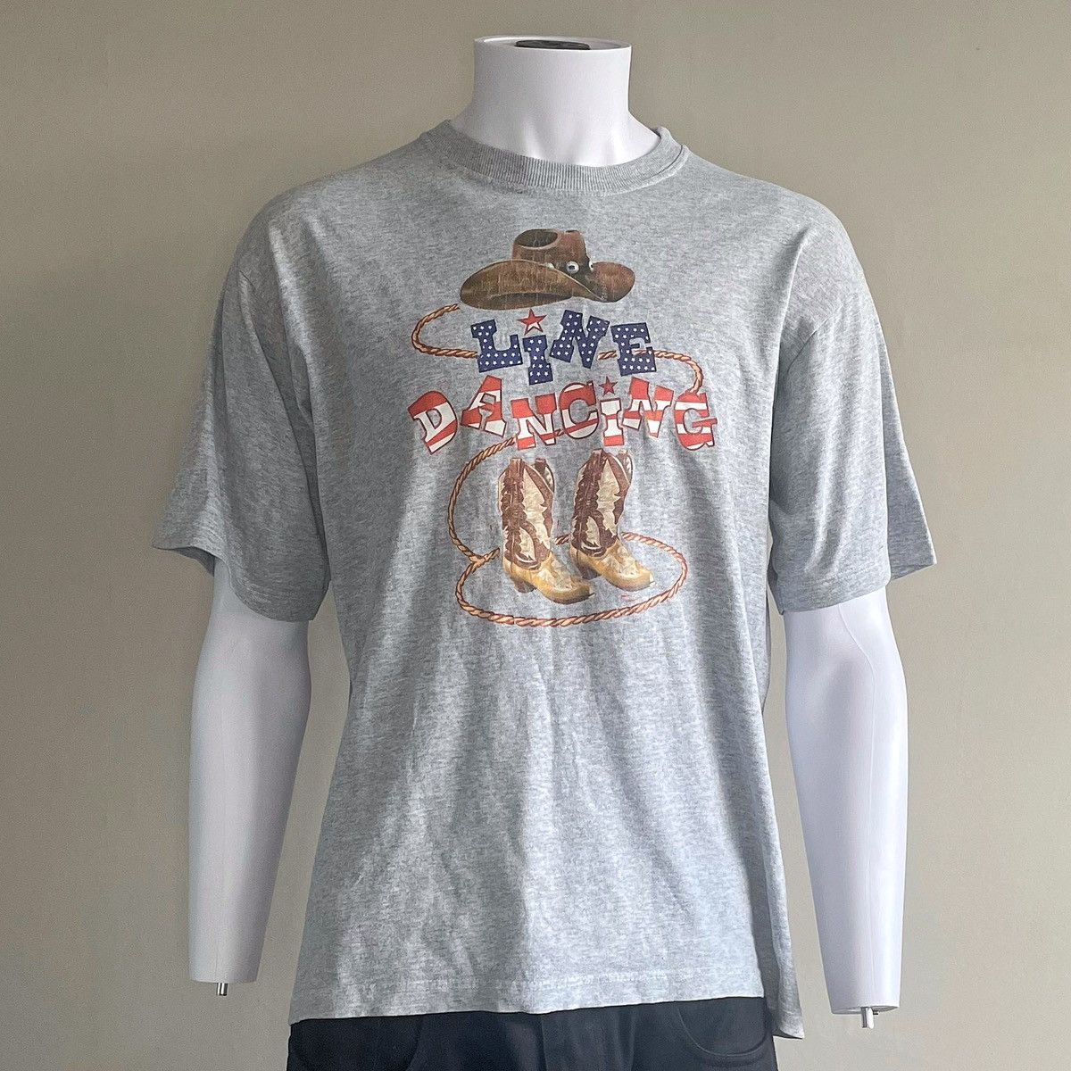 Vintage Vintage 1980s Cowboy Line Dancing Graphic T Shirt | Grailed