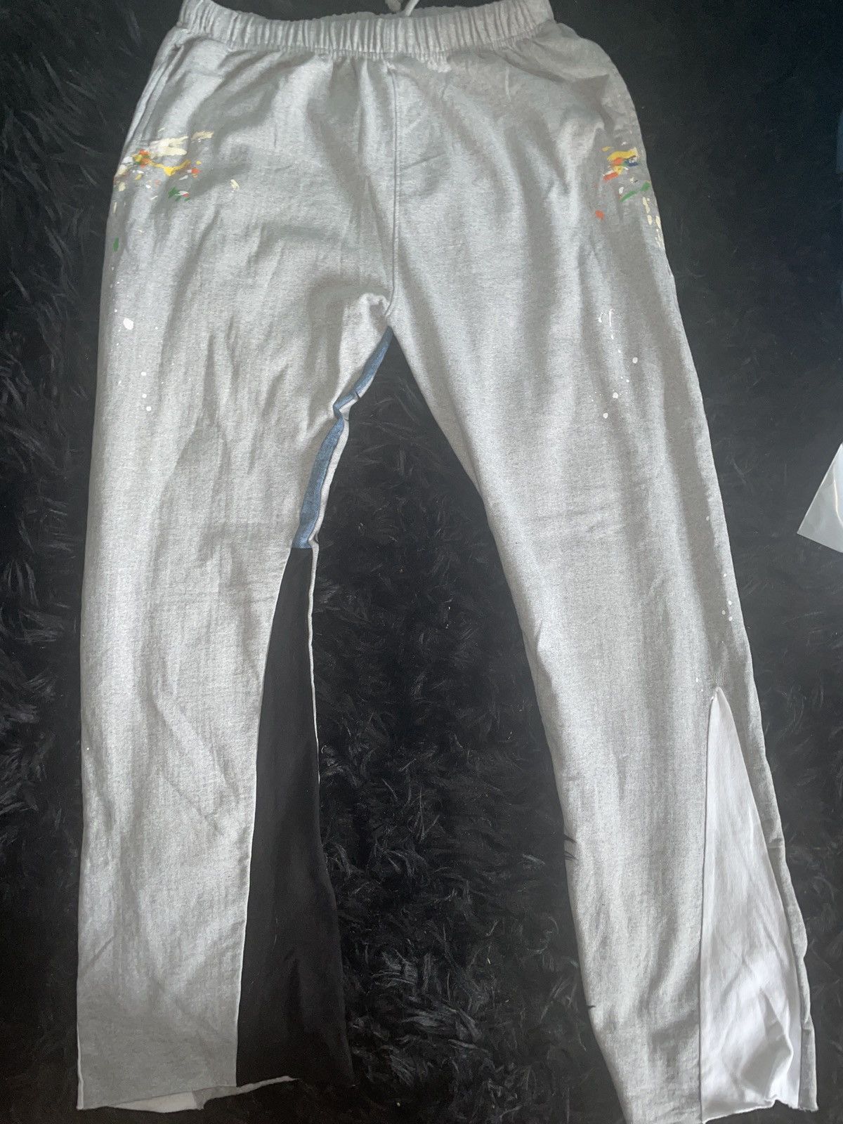 MNML Paint Splatter Sweatpants | Grailed