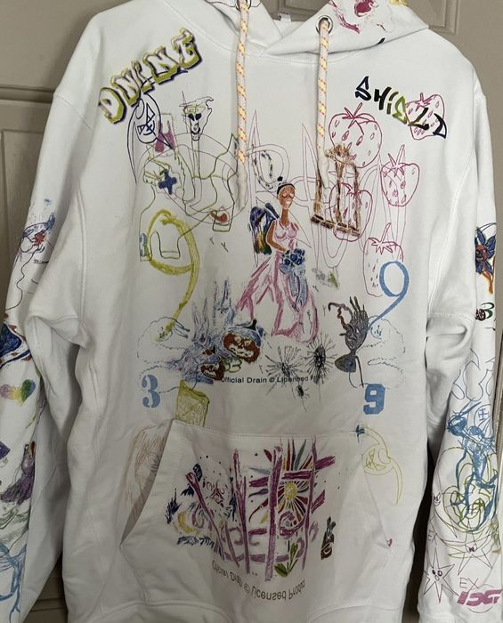 Sad Boys Sbe Merch Bladee x Claire Barrow 333 Hoodie | Grailed