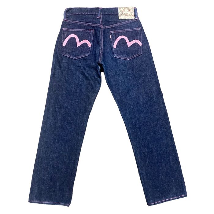 Evisu Vintage Evisu Pink Stitch Denim Selvedge Painter Jeans | Grailed