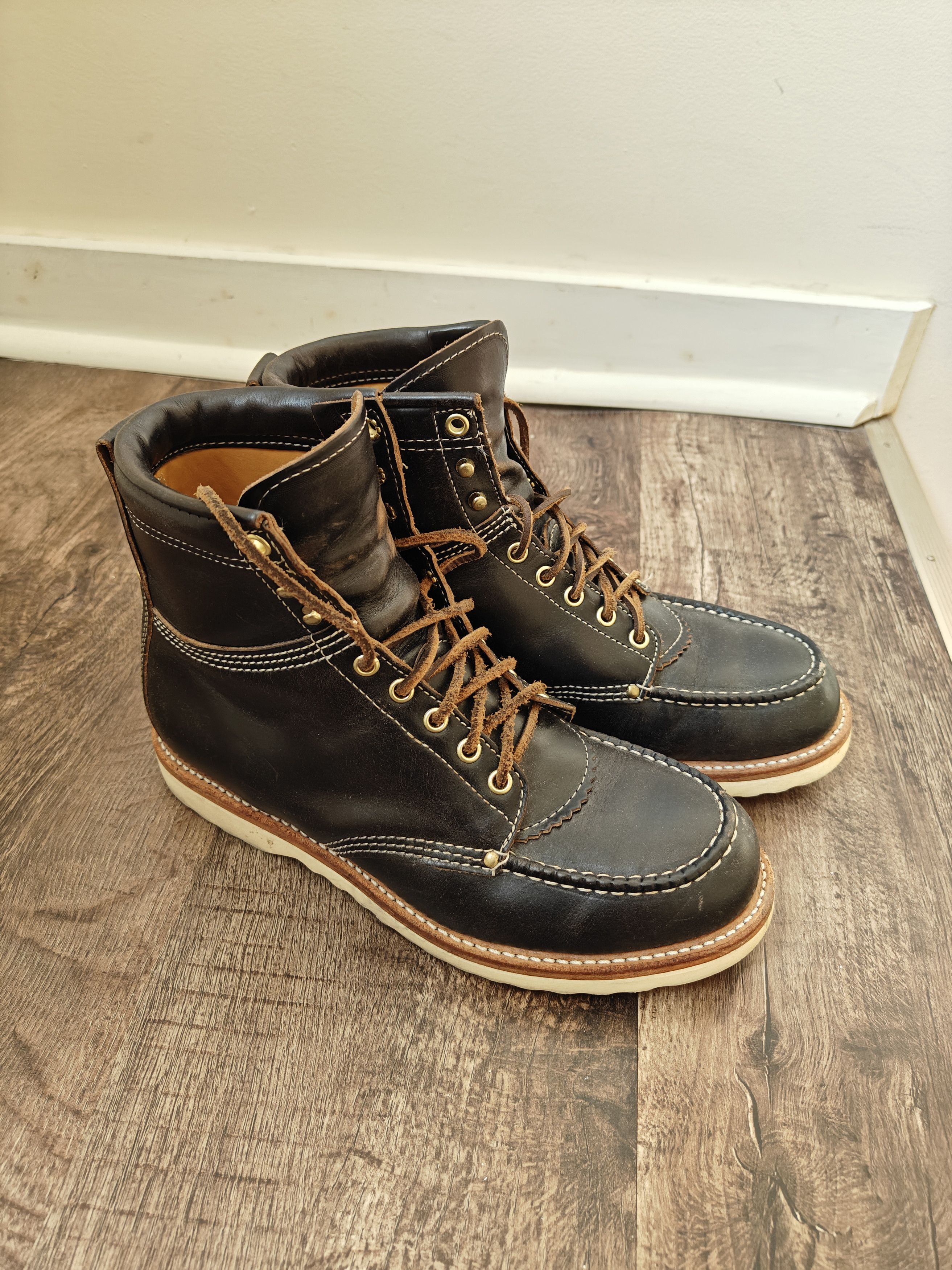 RRL Ralph Lauren Brunel moc toe boot | Grailed