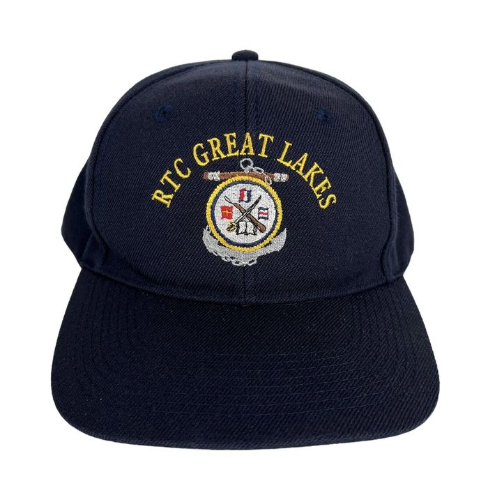 Vintage Vintage RTC Great Lakes Snapback Hat Cap “The Navy’s Only Bo ...