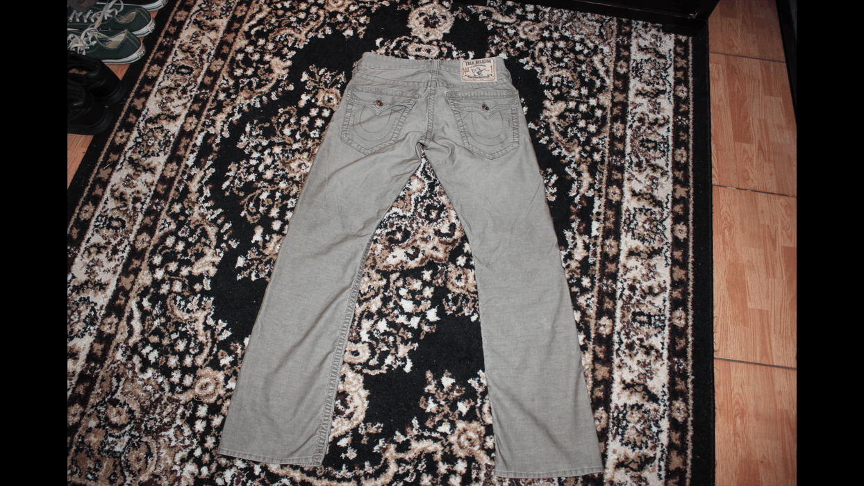 True Religion "Authentic Vintage" Green Corduroy Flared True Religions ...