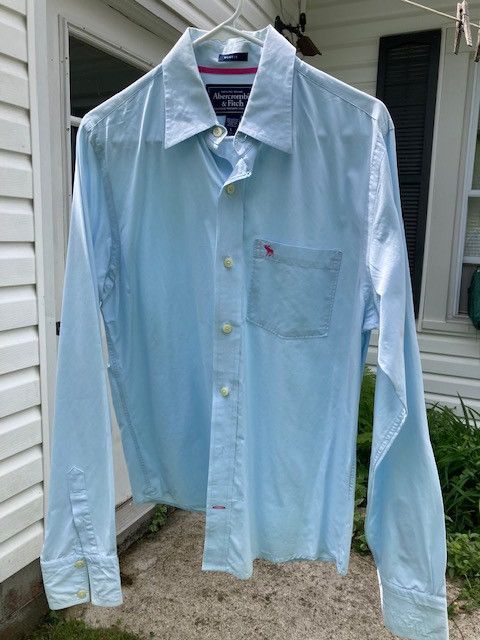 Abercrombie And Fitch Abercrombie And Fitch Mens Muscle Fit Button Down