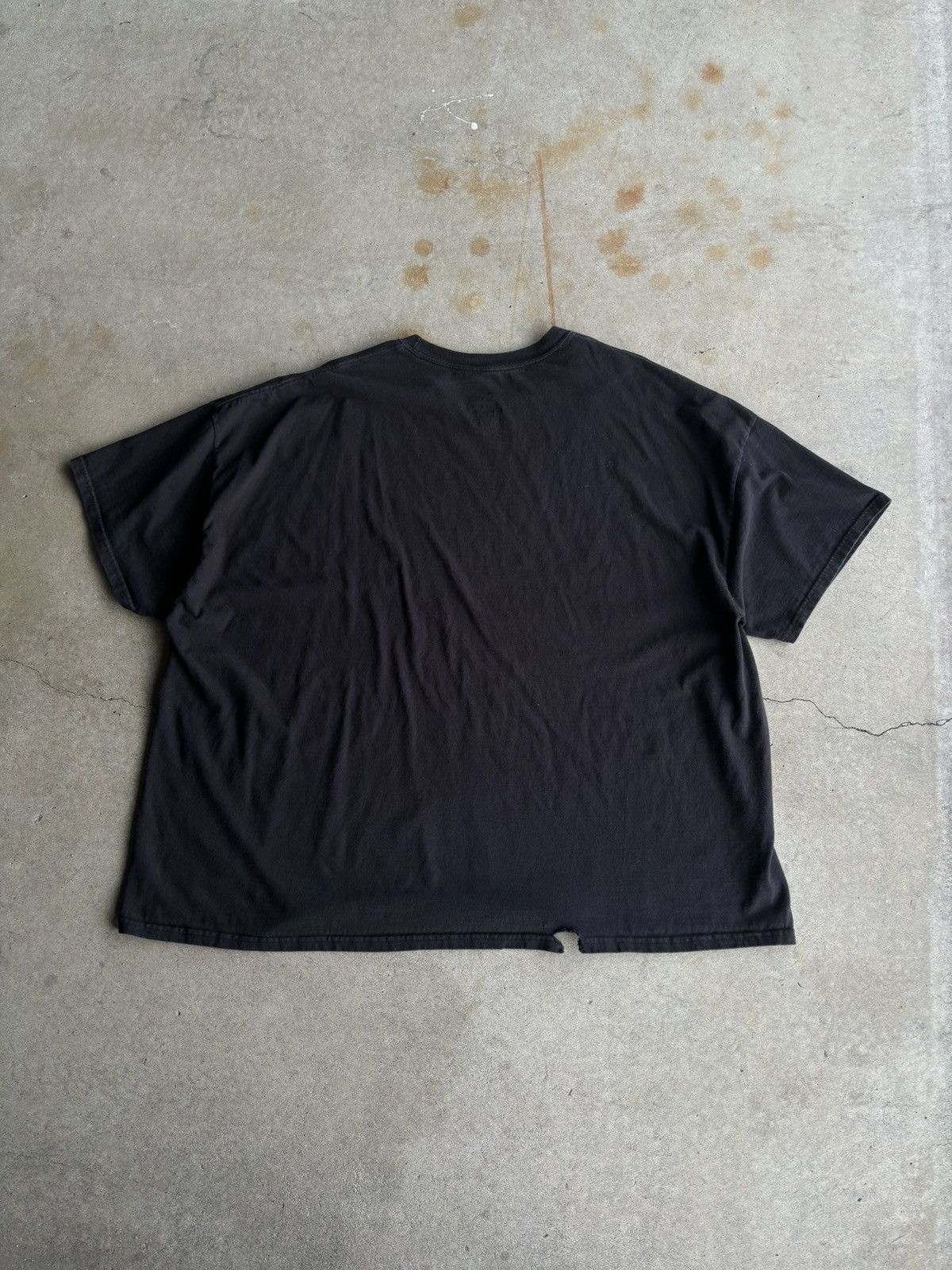 Disney × Streetwear × Vintage Crazy Vintage Disney Faded Black Boxy Baggy Tee | Grailed