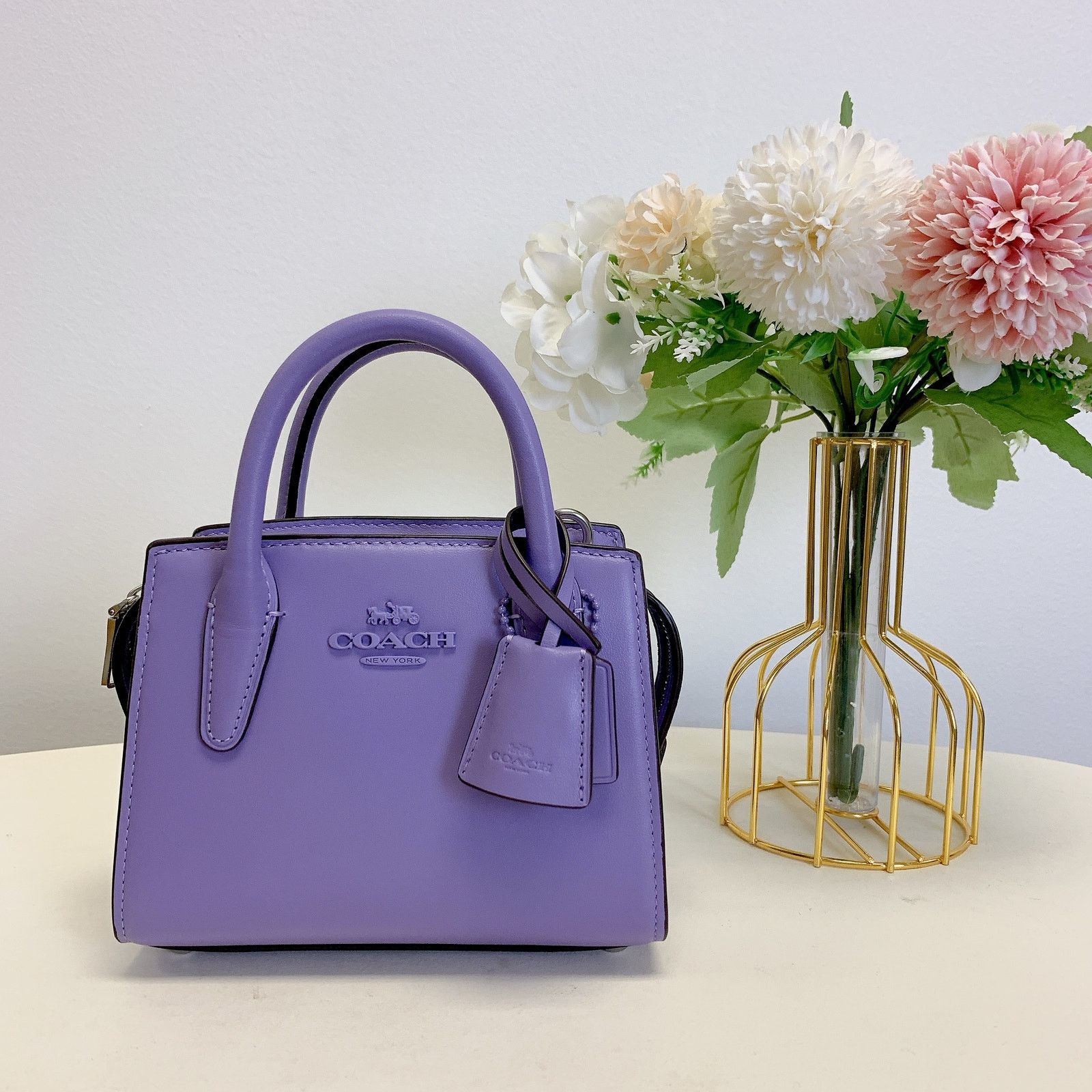 Coach Coach CO974 Andrea Mini Carryall IN LIGHT VIOLET | Grailed