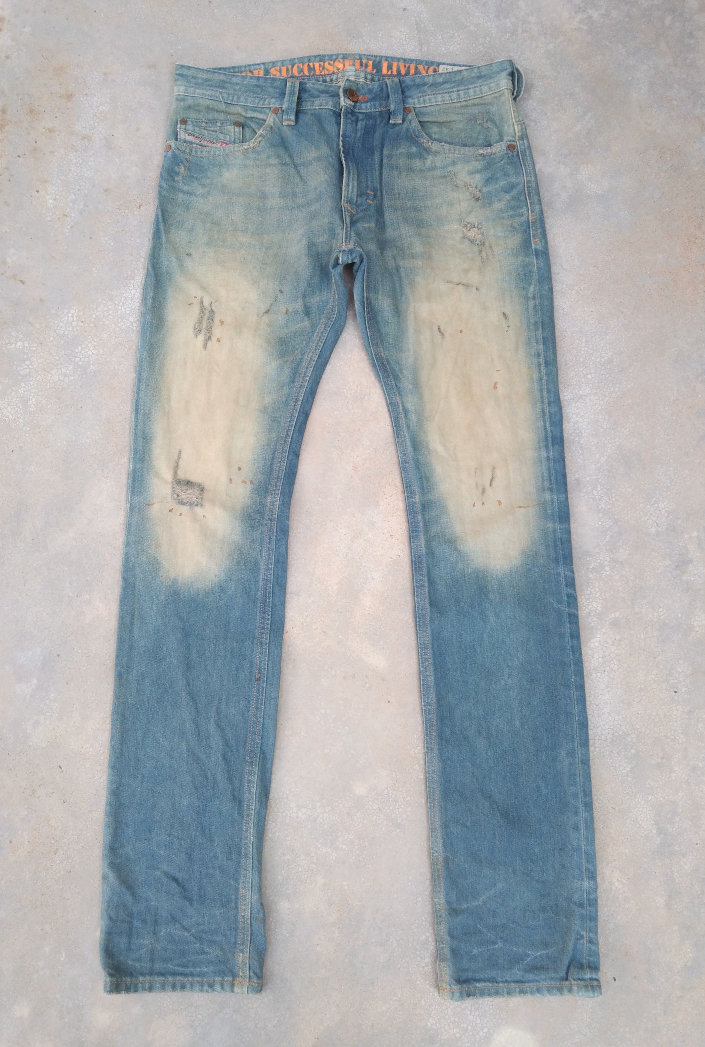 Diesel Vintage Mud Wash Diesel Industry Distressed Jeans 32x33 | Grailed