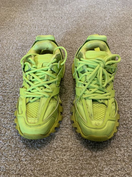 Balenciaga Balenciaga Track Runner Lime | Grailed