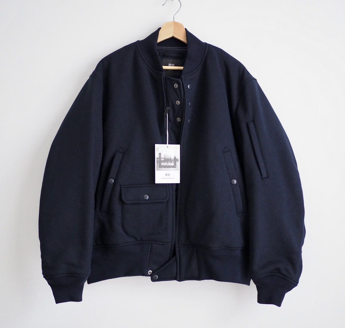 Engineered Garments × Uniqlo Engineered garments pufftech Uniqlo bomber ...