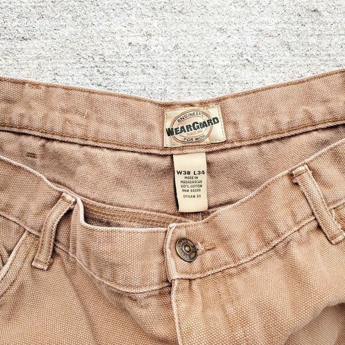 Carhartt Wearguard brown tan carpenter pants | Grailed