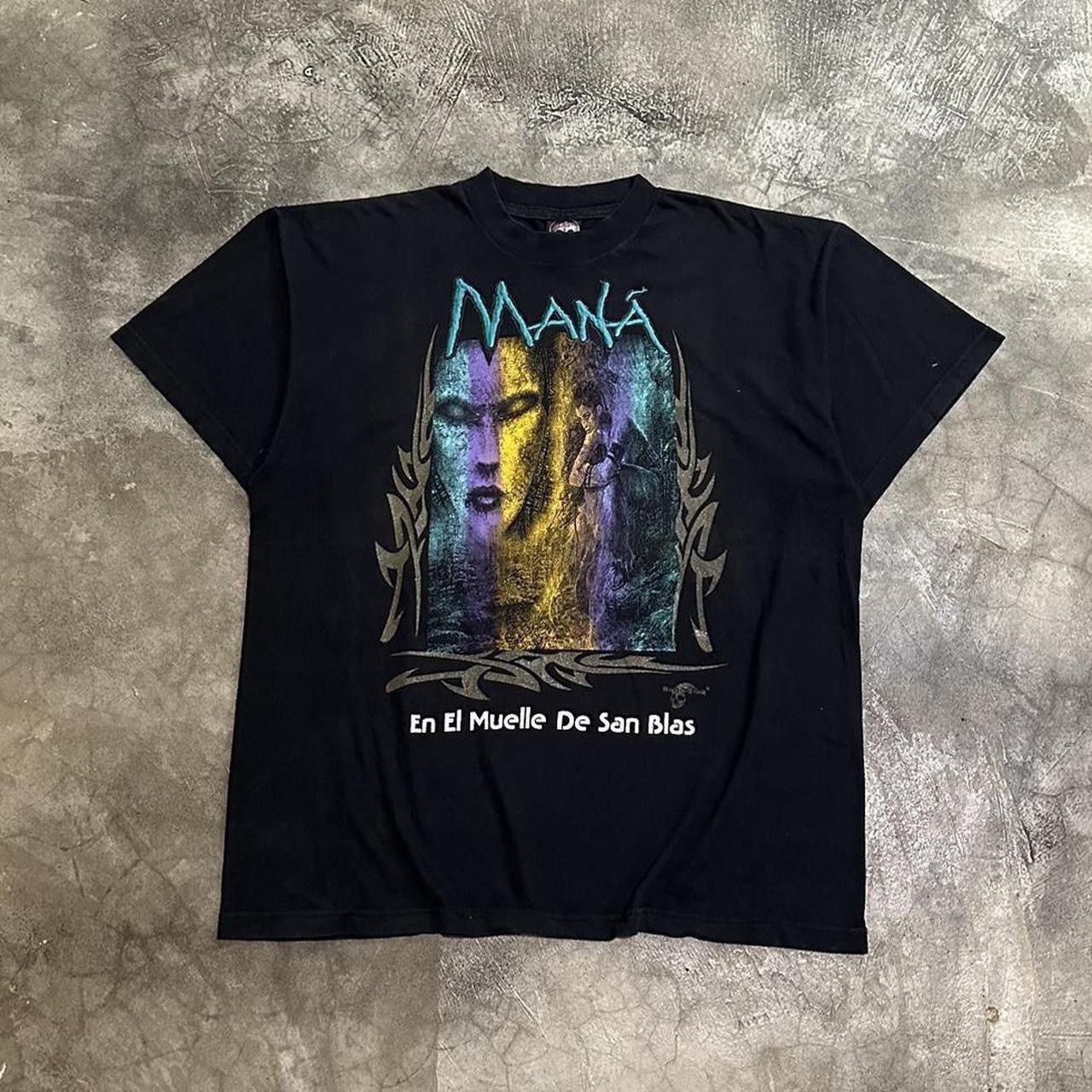 Band Tees × Mexicana × Vintage Vintage 90’s MANÁ Mexican Band Tshirt ...