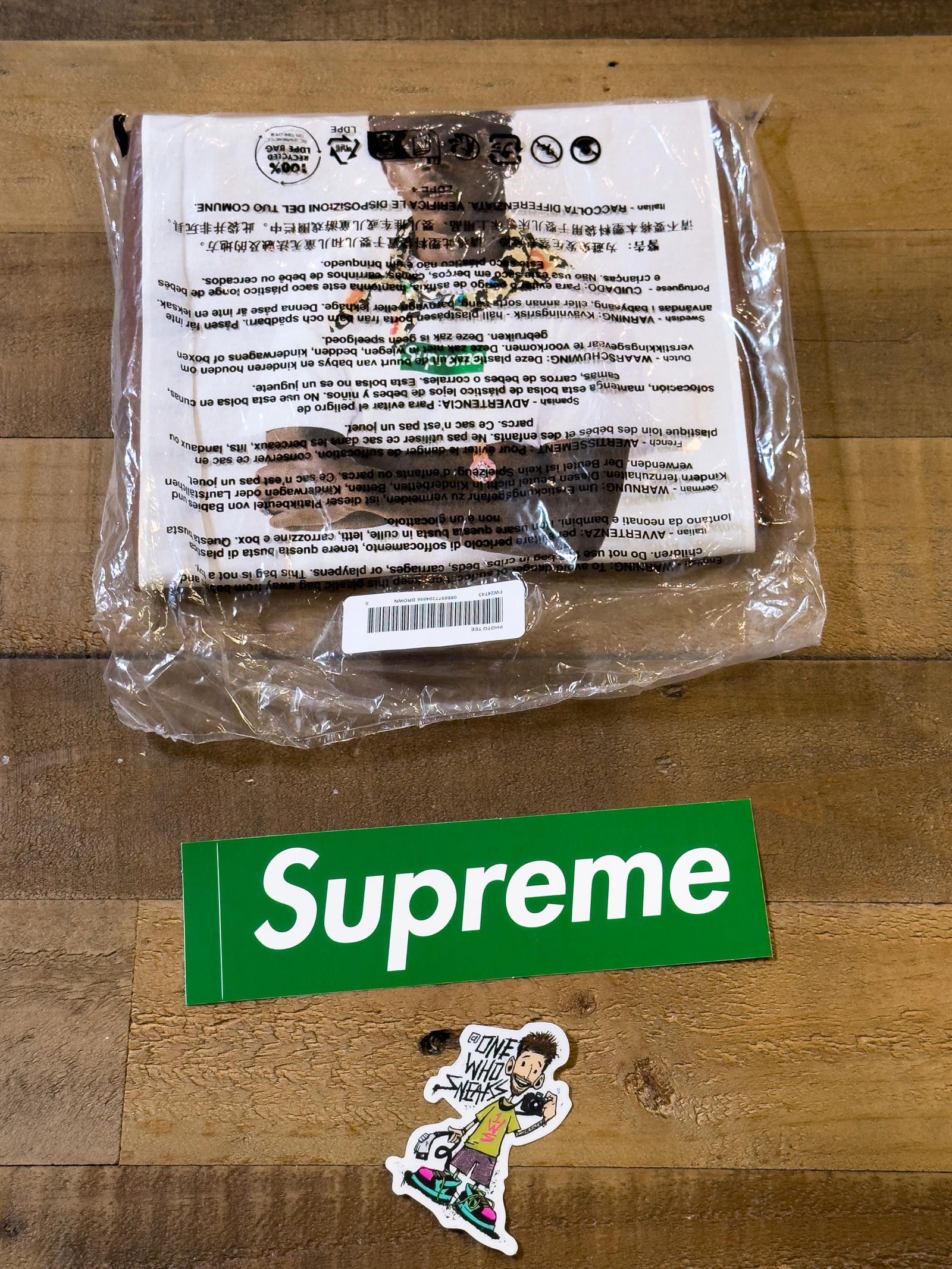 Supreme Supreme Tyler, The Creator Tee & Green Box Logo Sticker | Grailed