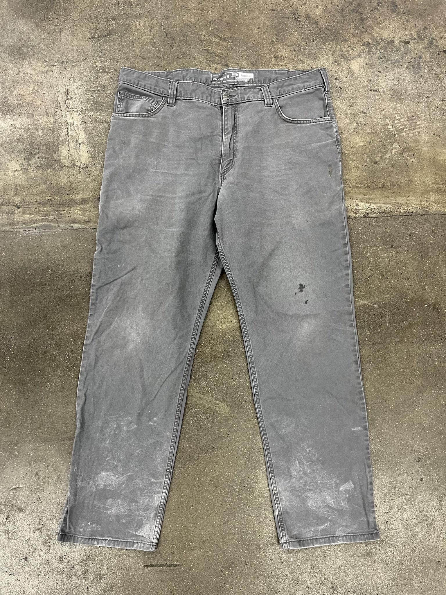 Vintage Carhartt Relaxed Fit Print Tag Work Pants | Grailed