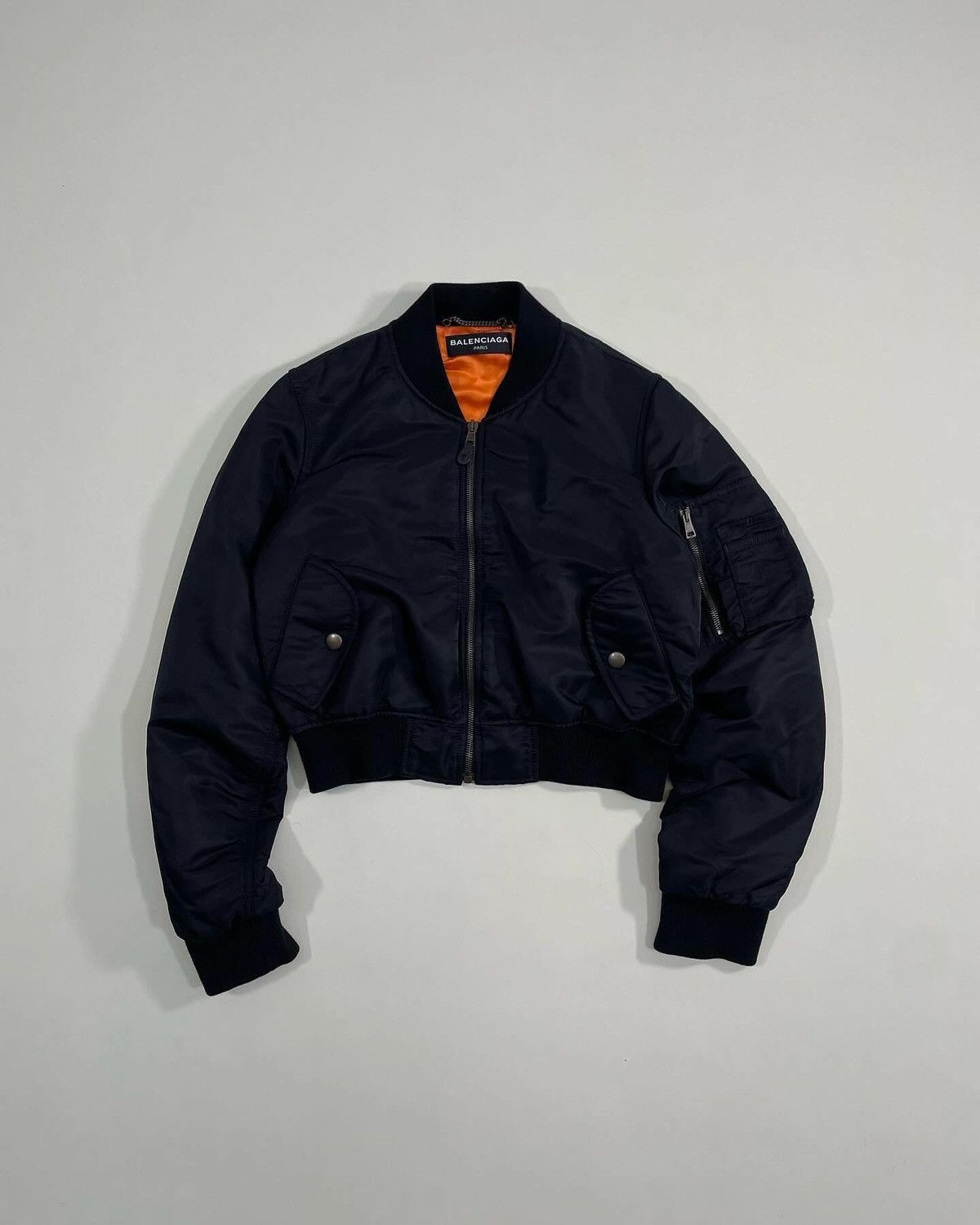 Balenciaga Balenciaga SS17 Shrunk Cropped Bomber Jacket | Grailed