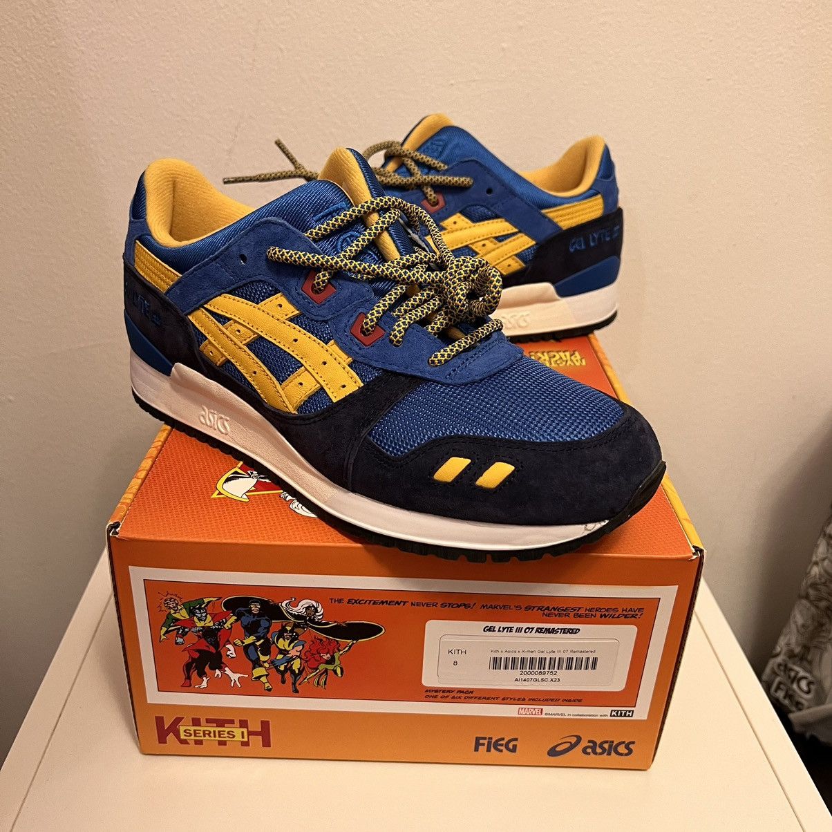Asics ASICS GEL LYTE 3 07 REMASTERED KITH MARVEL X MEN CYCLOPS SZ8 ...