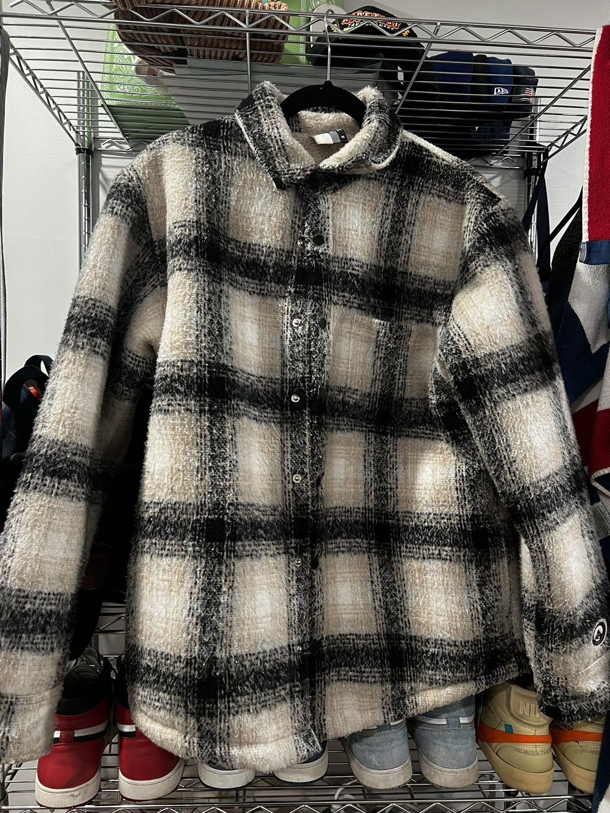 Kith × Vintage RARE Kith FW’20 Flannel Jacket | Grailed