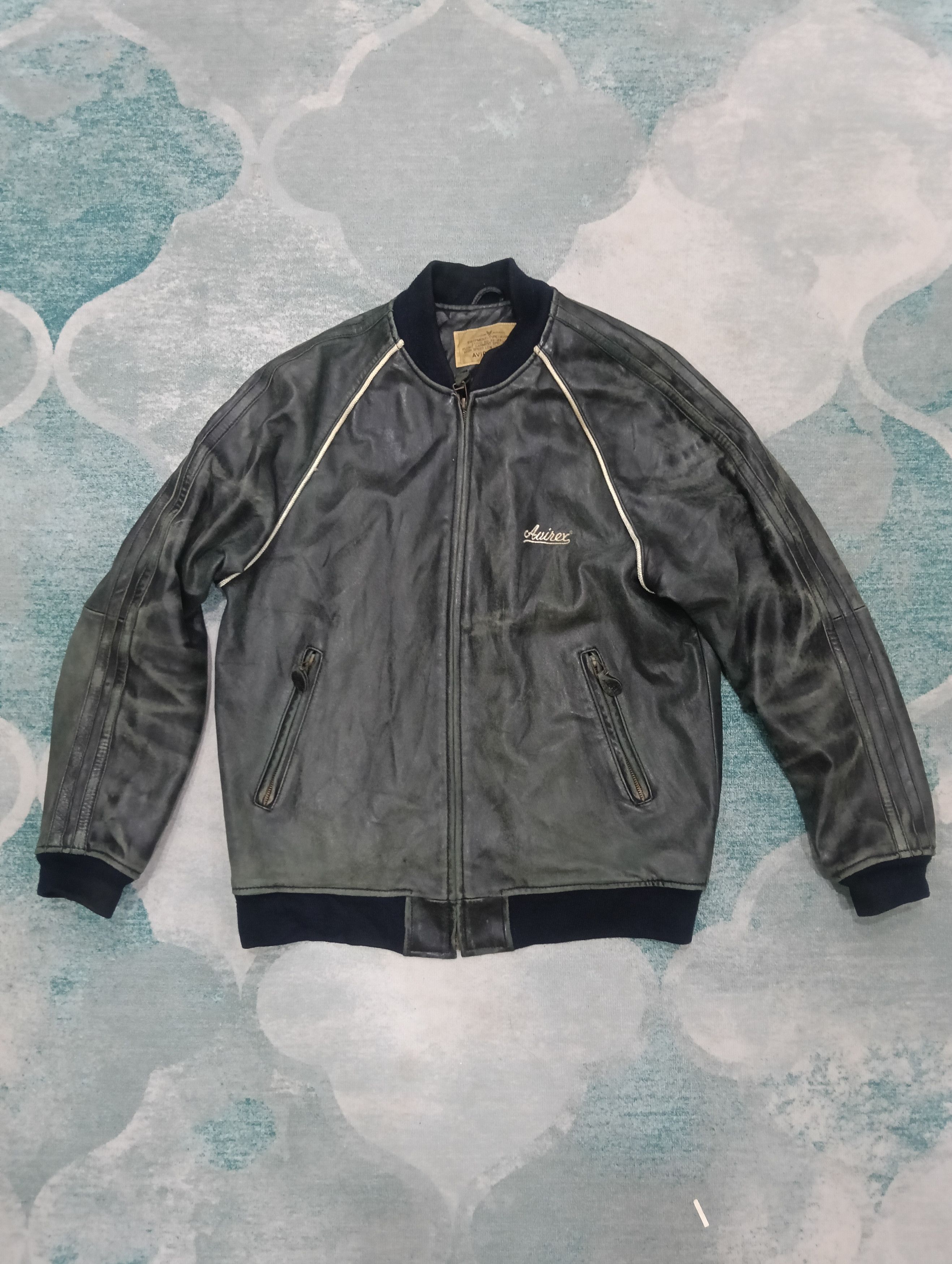 Avirex Varsity Jacket × Japanese Brand × Streetwear Vintage Avirex ...