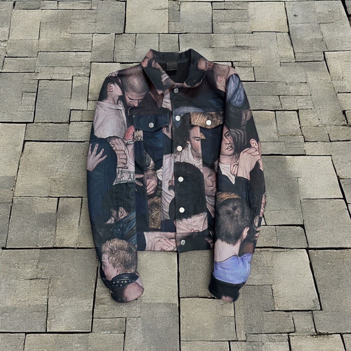 Dior AW17 Dior Homme Dan Witz Moshpit Jacket | Grailed