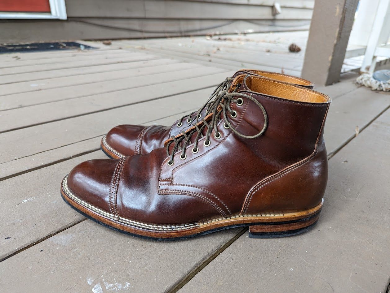 Viberg Viberg #4 Shell Cordovan Service Boot 2030 Last | Grailed