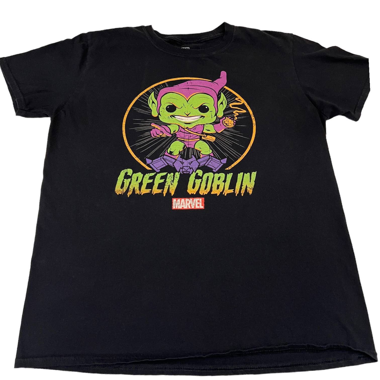 Marvel Comics Green Goblin Spiderman Funko POP Marvel Black Shirt | Grailed