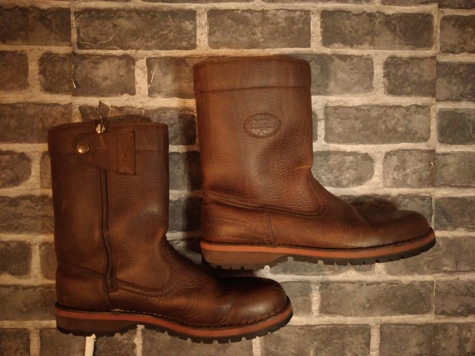 Vibram Tecnica made in italy lather boots inside wool sheep | Grailed