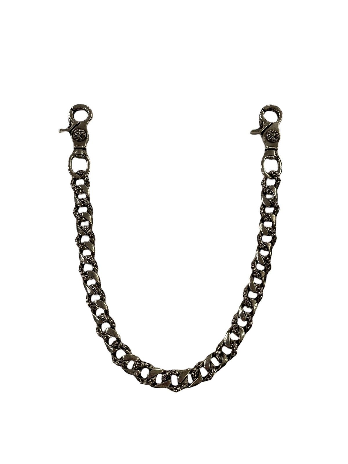Chrome Hearts Sterling Silver Fancy Cuban Link Long Wallet Chain | Grailed