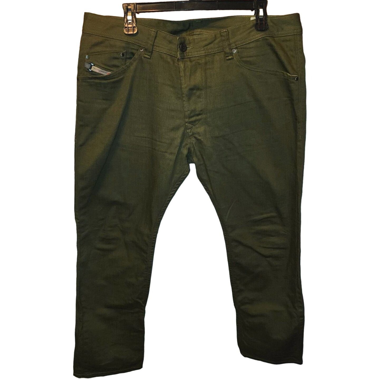 Diesel Mens 36x32 Darron Diesel Mens Army Green Premium Jeans Logo ...