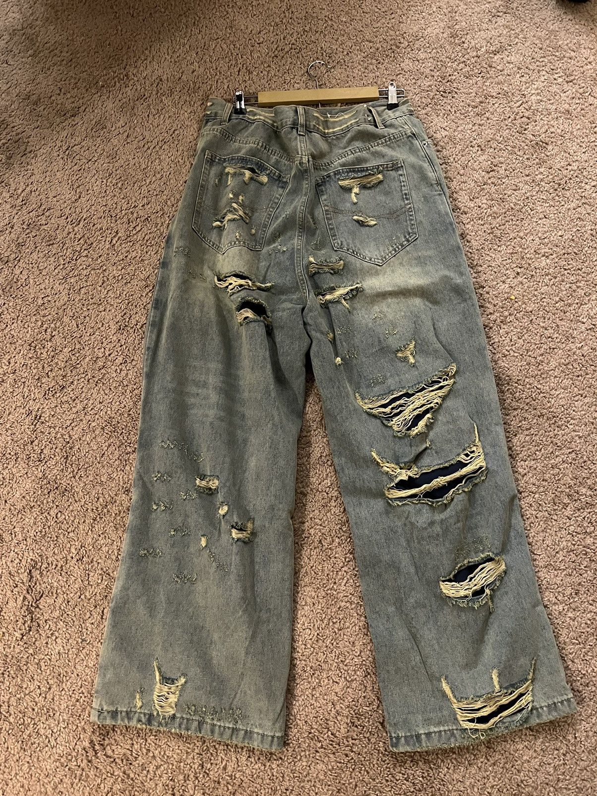 Japanese Brand Distressed denim | Grailed