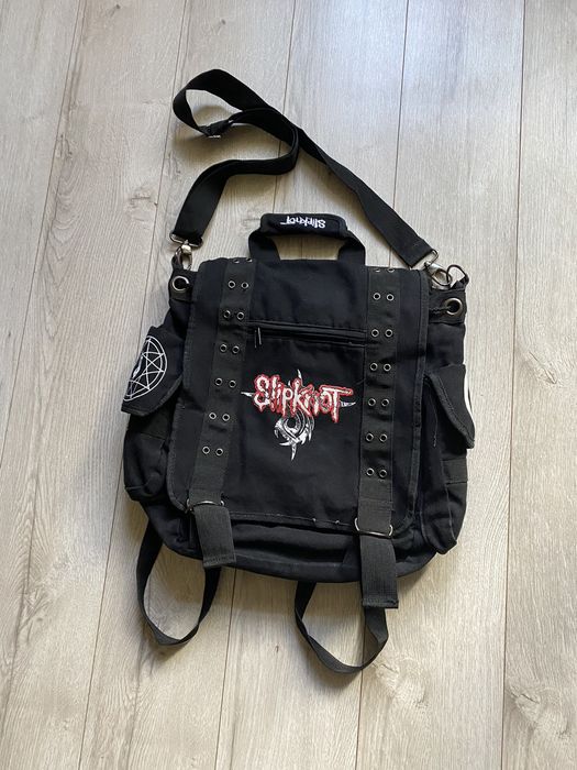 Vintage 2005 Slipknot Messenger and backpack rare vintage bag | Grailed