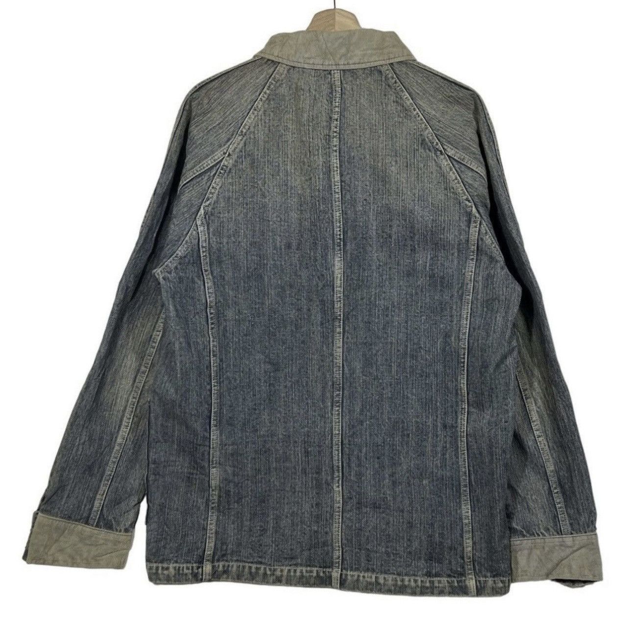 Vintage avirex denim jacket nice design | Grailed