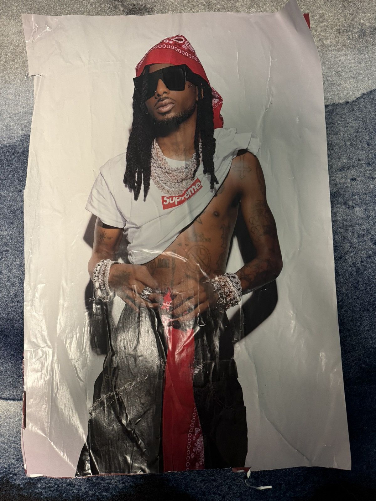 Supreme Playboi Carti Supreme Poster 2025 (Original) Rare Collectors ...