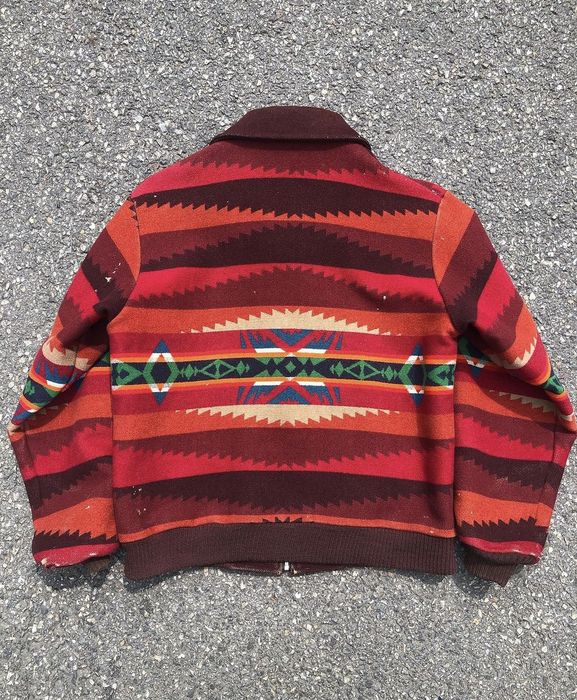 Vintage 80s Pendleton Navajo Bomber | Grailed