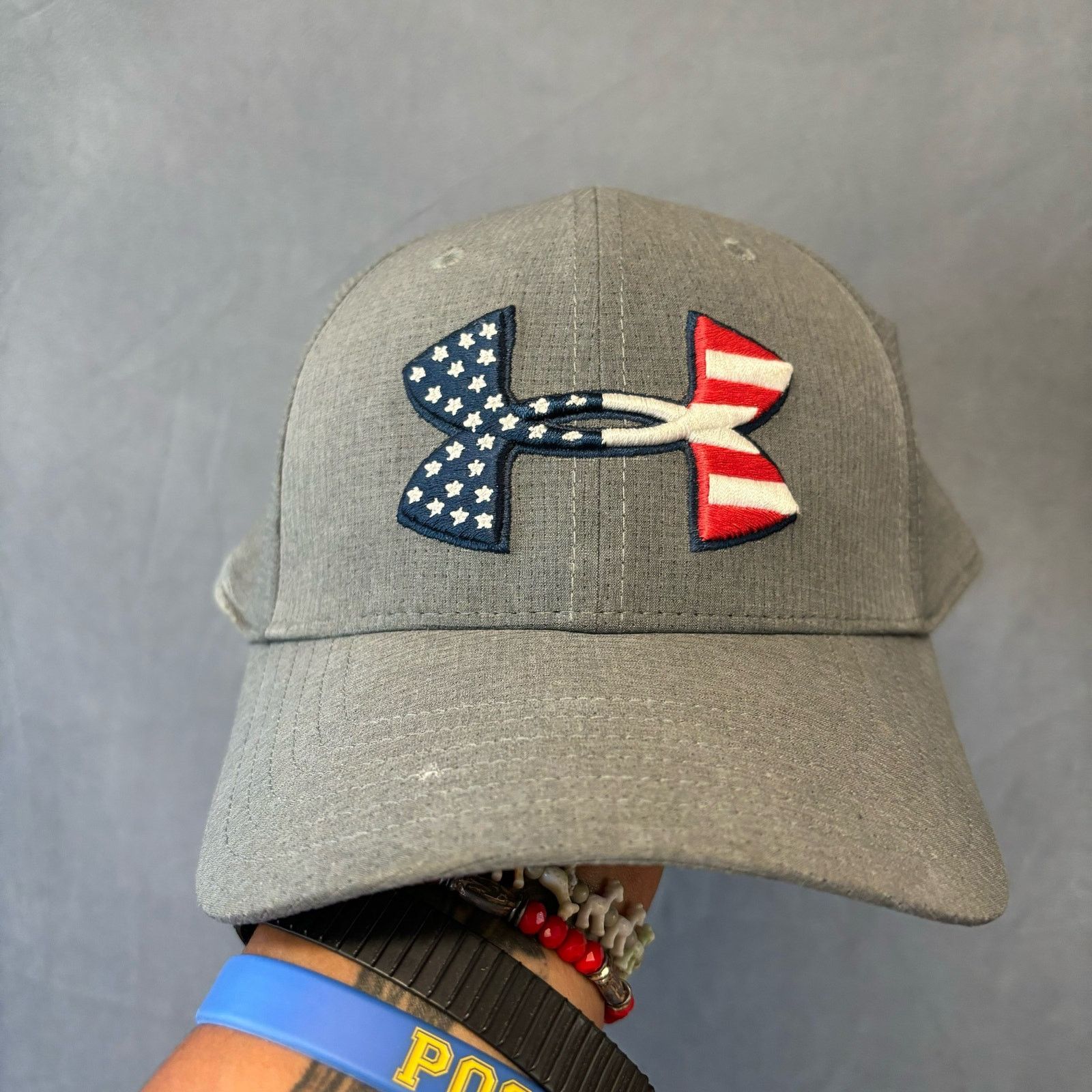 Under Armour Under Armour UA Pro Fit Hat American Flag M/L Mesh Fitted ...
