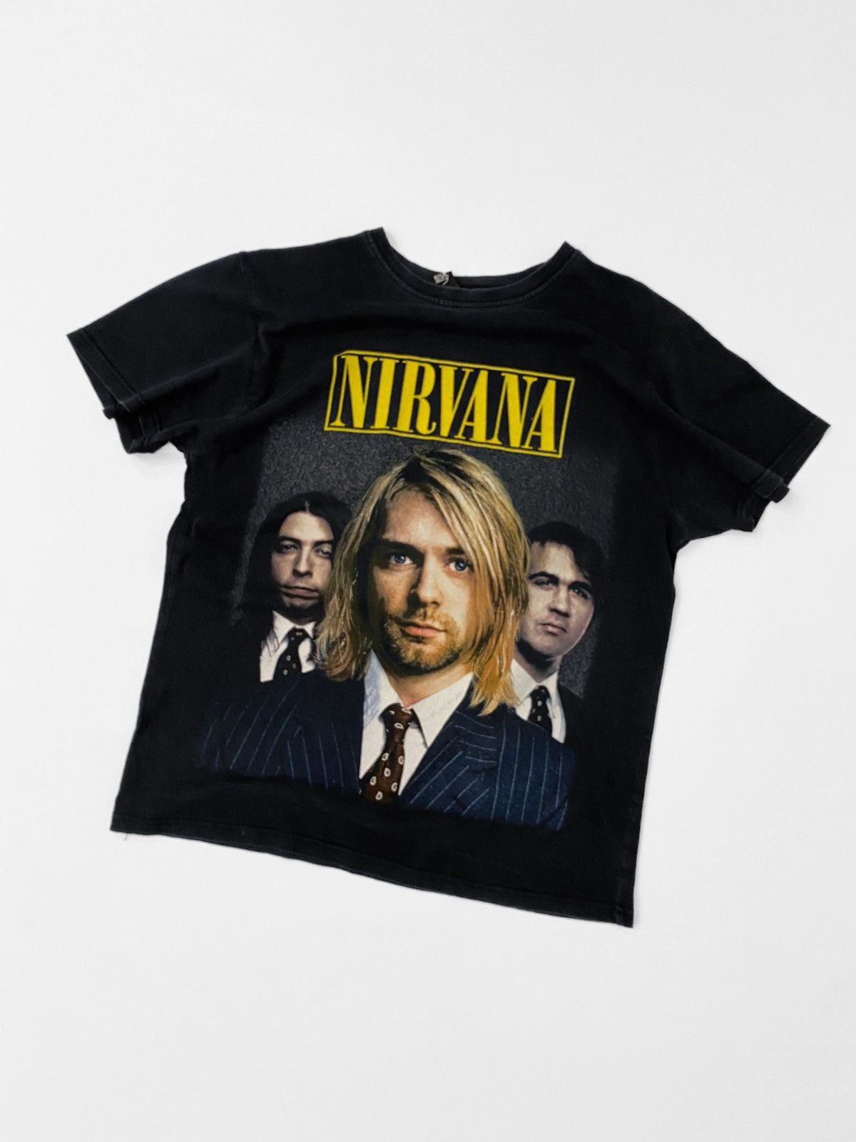 Band Tees × Nirvana × Nirvana Designs Vintage Nirvana Bootleg T shirt Kurt Cobain GRUNGE Rare ...