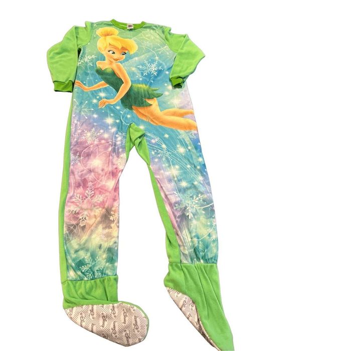 Disney Disney Fairies Tinkerbell Footed Blanket Sleeper Pajamas Pjs ...