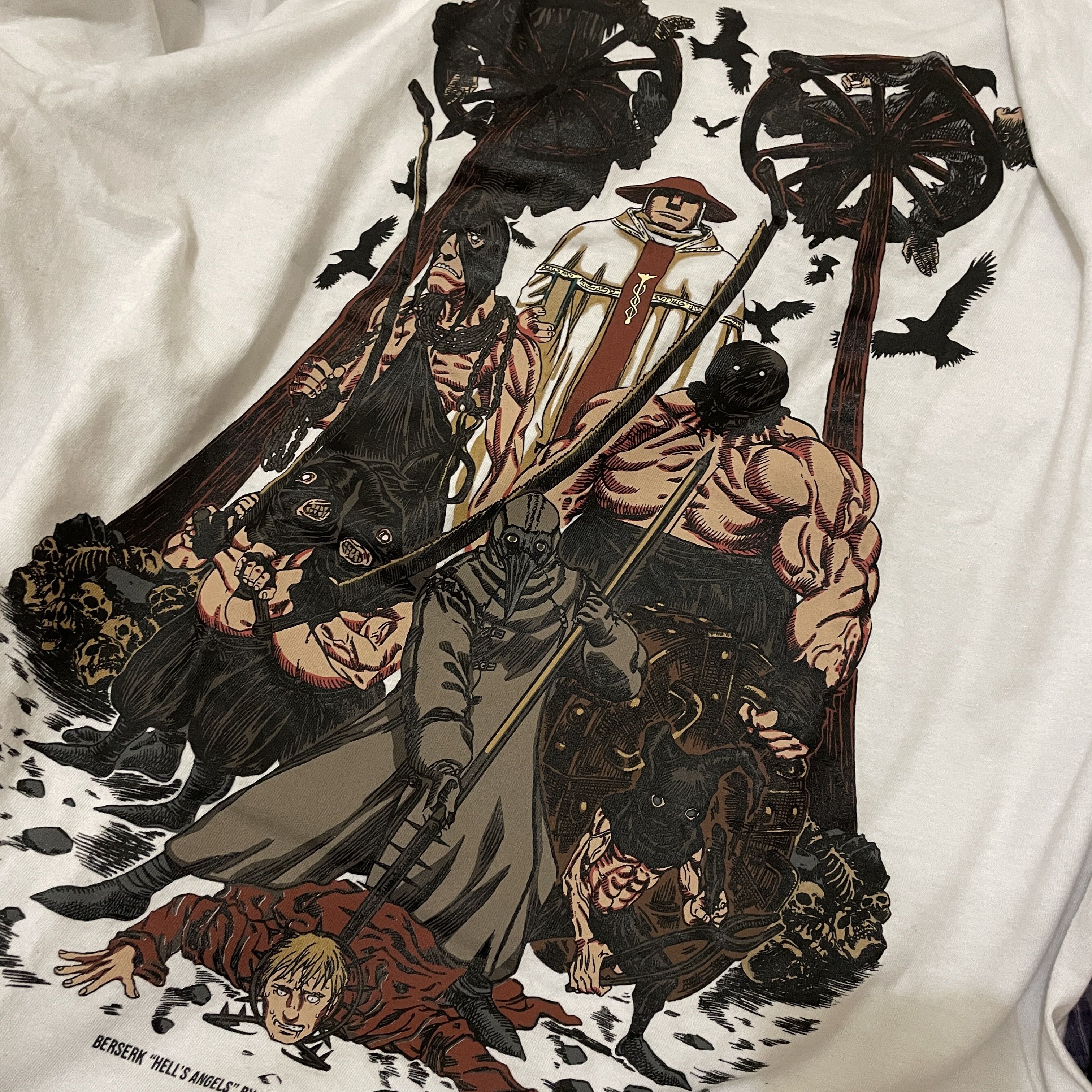 Japanese Brand Berserk Hell’s Angel Guts Griffith Manga Anime T shirt ...