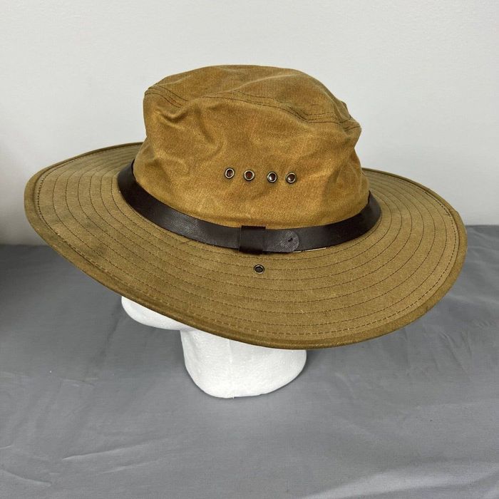 Filson Vintage CC Filson Packer Hat Large Waxed Tin Made In USA | Grailed