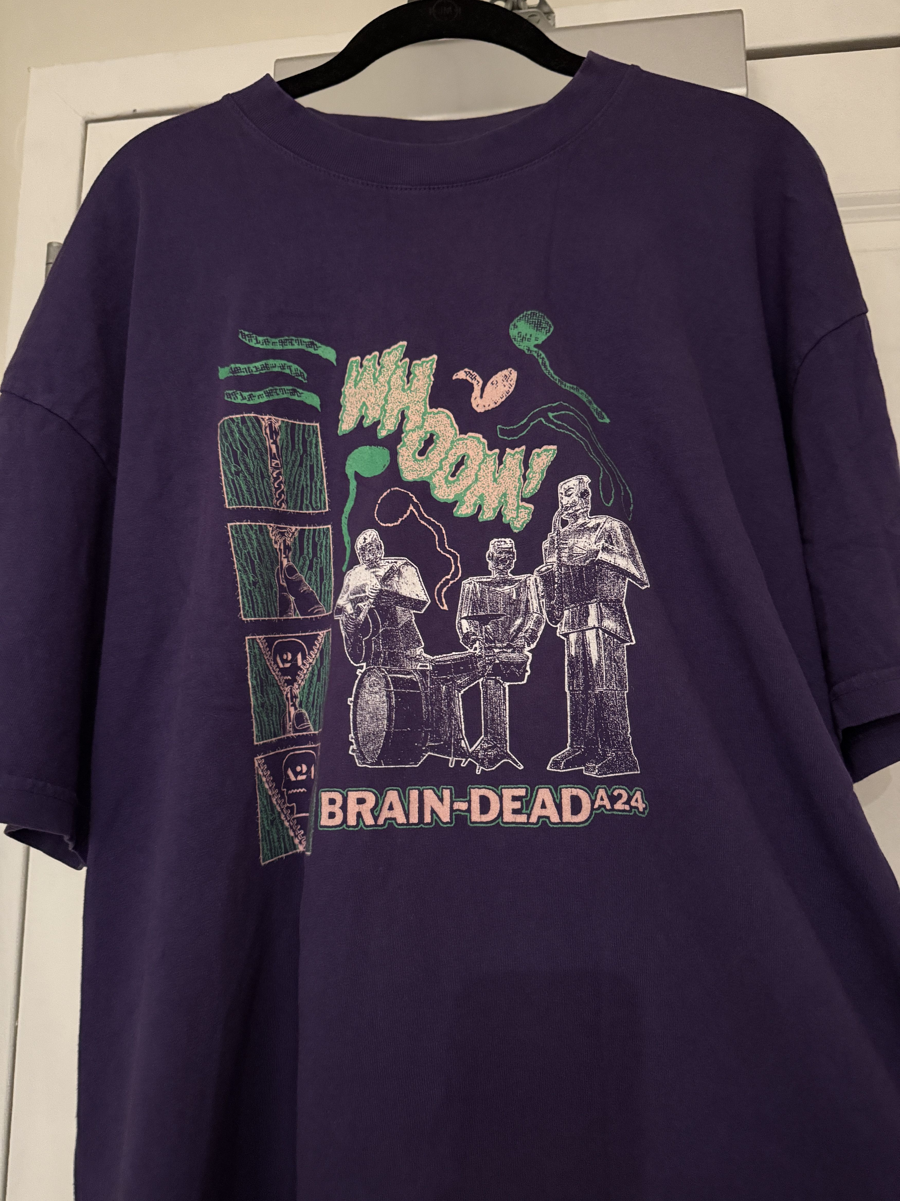 A24 × Brain Dead A24 x Brain Dead WHOOM! Tee | Grailed