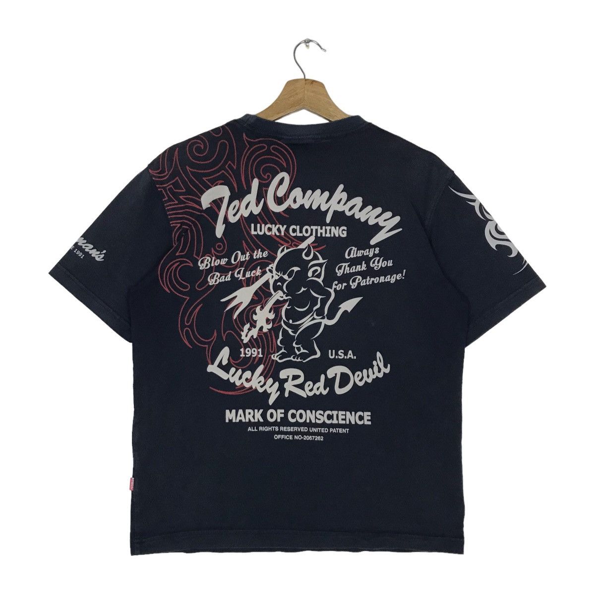 Lucky Brand Vintage Ted Company Red Devil Japanese Tee Shirt | Grailed