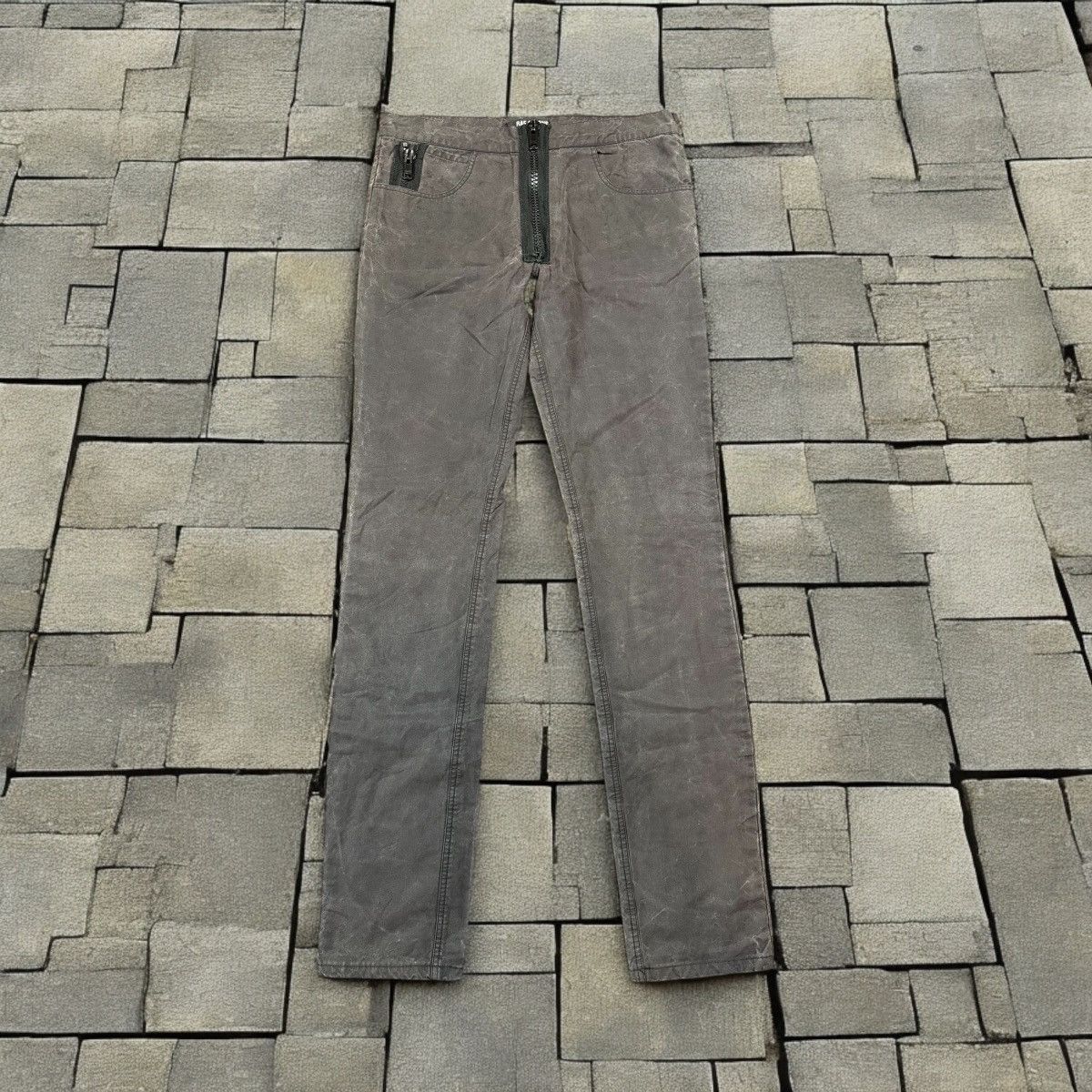 Rick Owens AW04 Raf Simons Zipper Denim | Grailed