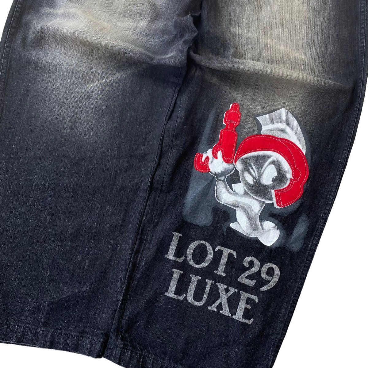 Southpole LOT 29 WIDE LEG BAGGY JEANS MARVIN THE MARTIAN Y2K SOUTHPOLE ...