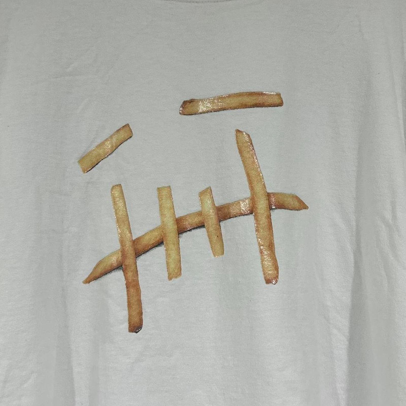 Travis Scott Travis Scott X McDonald’s French Fries Face Tee Shirt ...