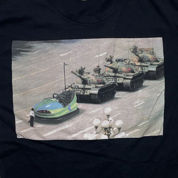 Streetwear Parody Tiananmen Squre Meme tee | Grailed