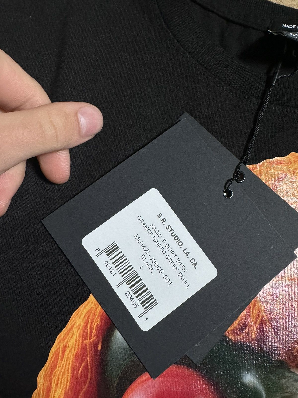 Sterling Ruby ORANGE HAIRED GREEN SKULL 1 of 50 S.R. STUDIOS | Grailed