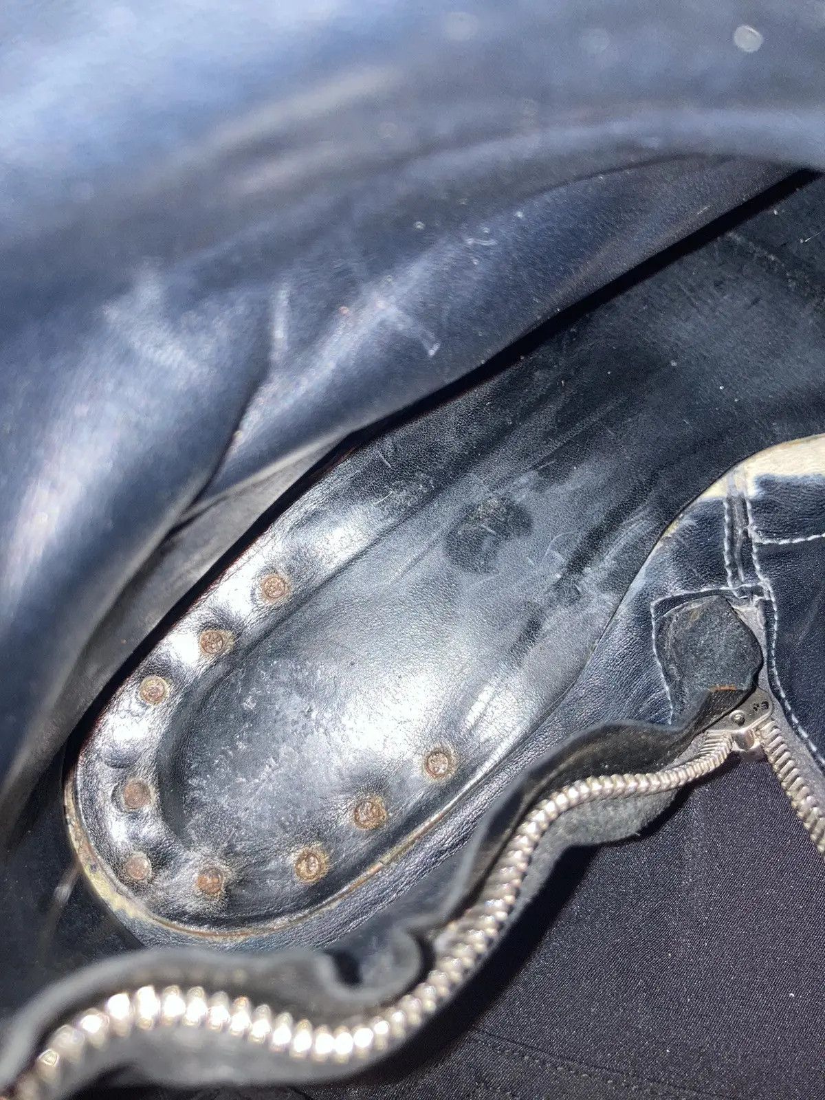 Carol Christian Poell Kangaroo leather tornado boots | Grailed