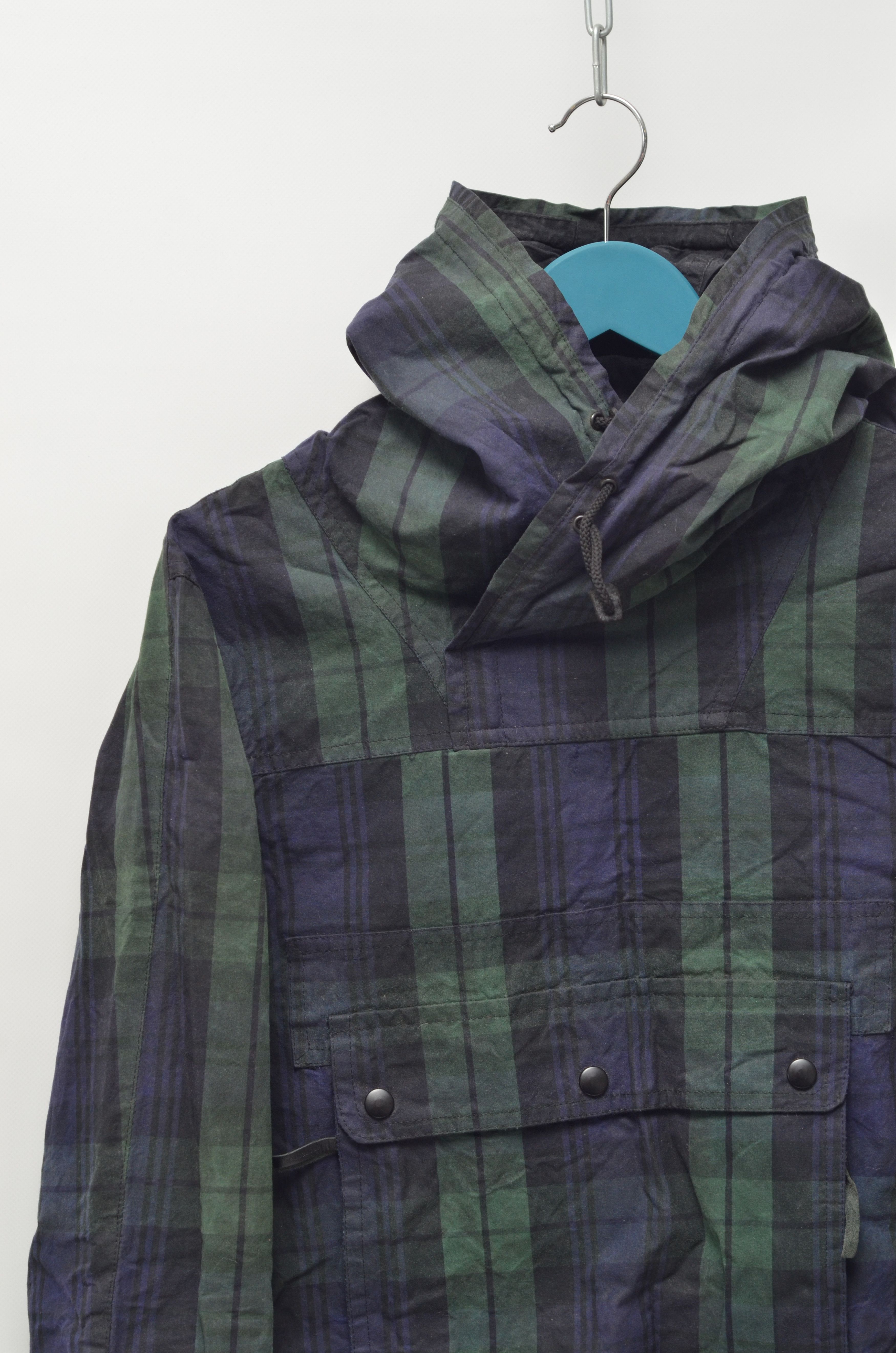 Allsaints × Hype × Waxed All Saints Plaid Waxed Anorak Jacket | Grailed
